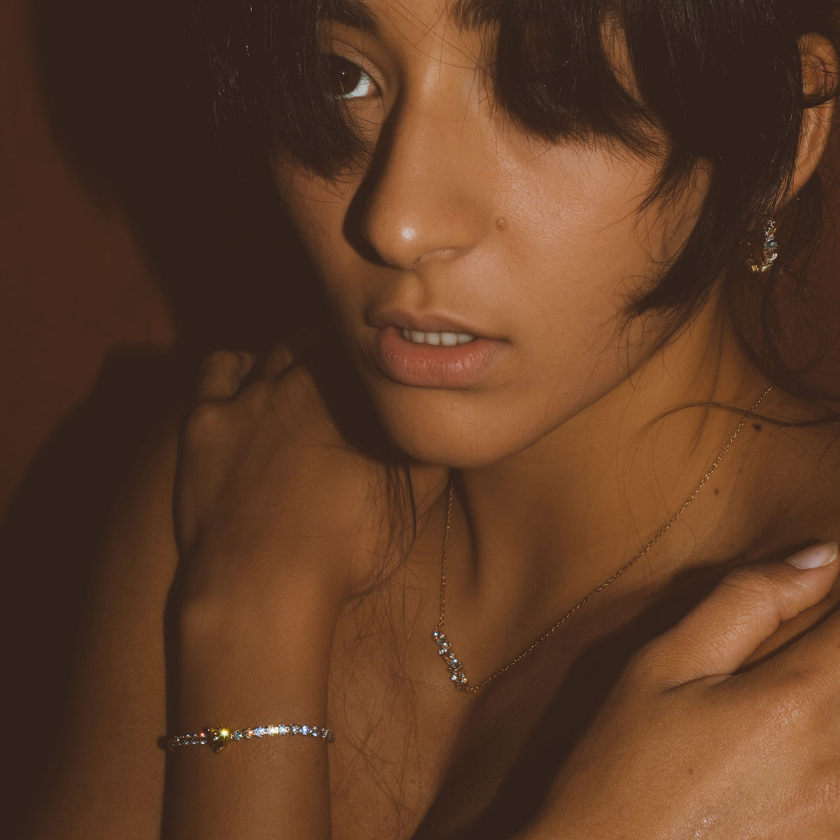 Aura Hoop Earrings Silver – Goldfinch the Label